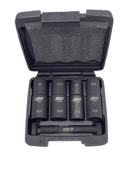 Ascot 000524 5 Piece 1/2" Drive Flip Socket Set | Best Distributing,LLC
