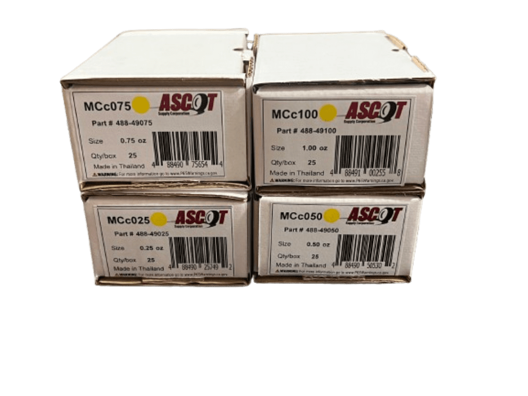 Perfect MC Coated Lead Wheel Weight Bundle .25 - 1.00oz | Best ...