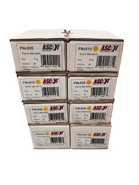 Perfect FN Style Coated Lead Wheel Weights 05-40 Gram. 25/Box | Best ...