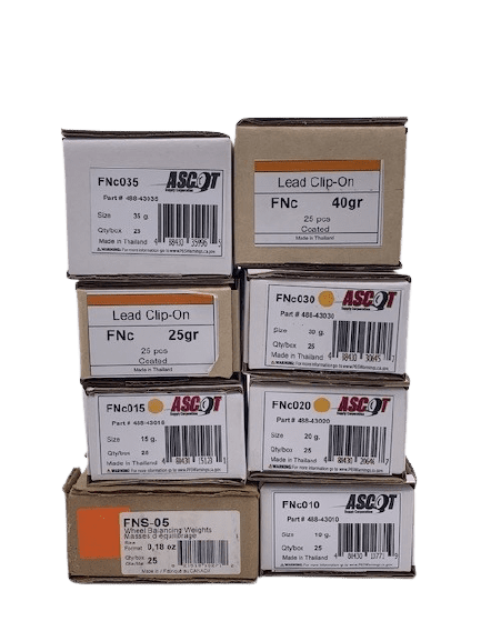 Perfect FN Style Coated Lead Wheel Weights 05, 10, 15, 20, 25, 30, 35 ...