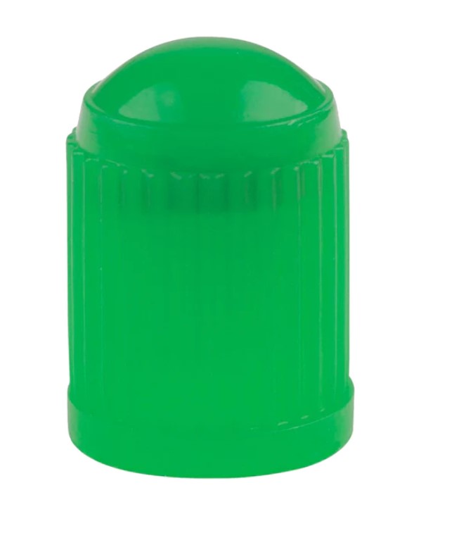 Nitrogen Green Plastic Caps (100/Box) | Best Distributing,LLC