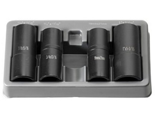 GP 1504FW 1/2" Drive 4 Pc. Thin Wall Flip Impact Socket Set | Best ...