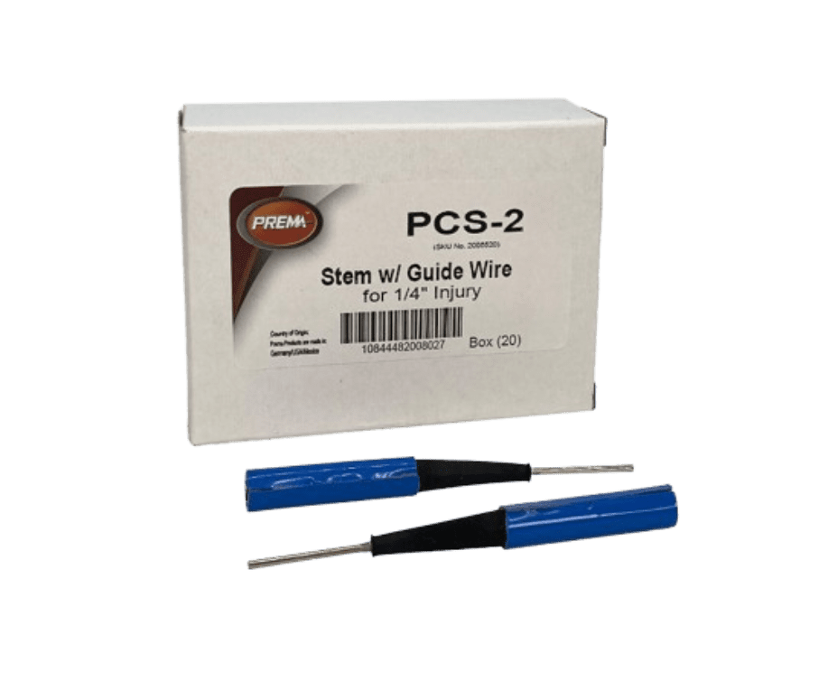 Prema PCS-2 Repair Plug with Guide Wire 1/4" Injury | Best Distributing,LLC
