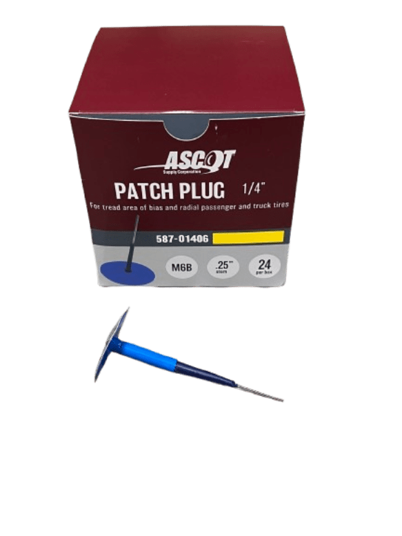 ASCOT M6-B 1/4" Plug & Patch Repair Unit Grey Cushion Gum Blue Wrap ...