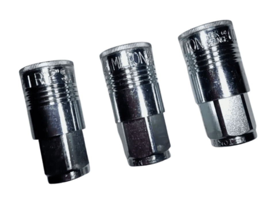 Milton 1803 3 Pack P Style Air Hose Fittings Female Couplers 1/4" NPT ...