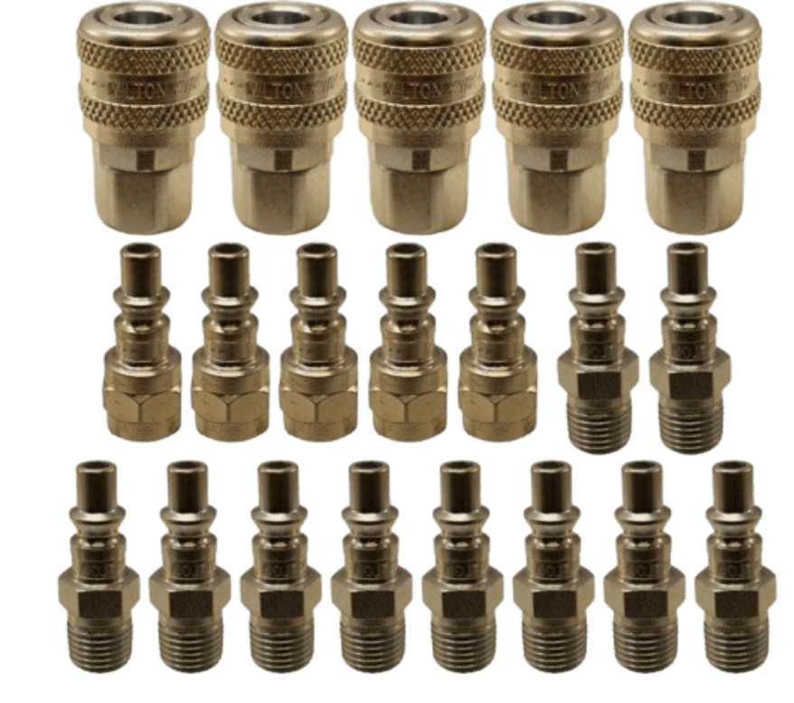 Milton 775 777 778 1/4" A-Style Coupler and Plug Set 20 Pieces | Best ...